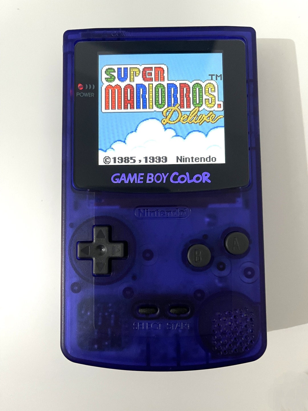 Nintendo Gameboy Colour With Backlit IPS Screen Mod Custom Midnight ...