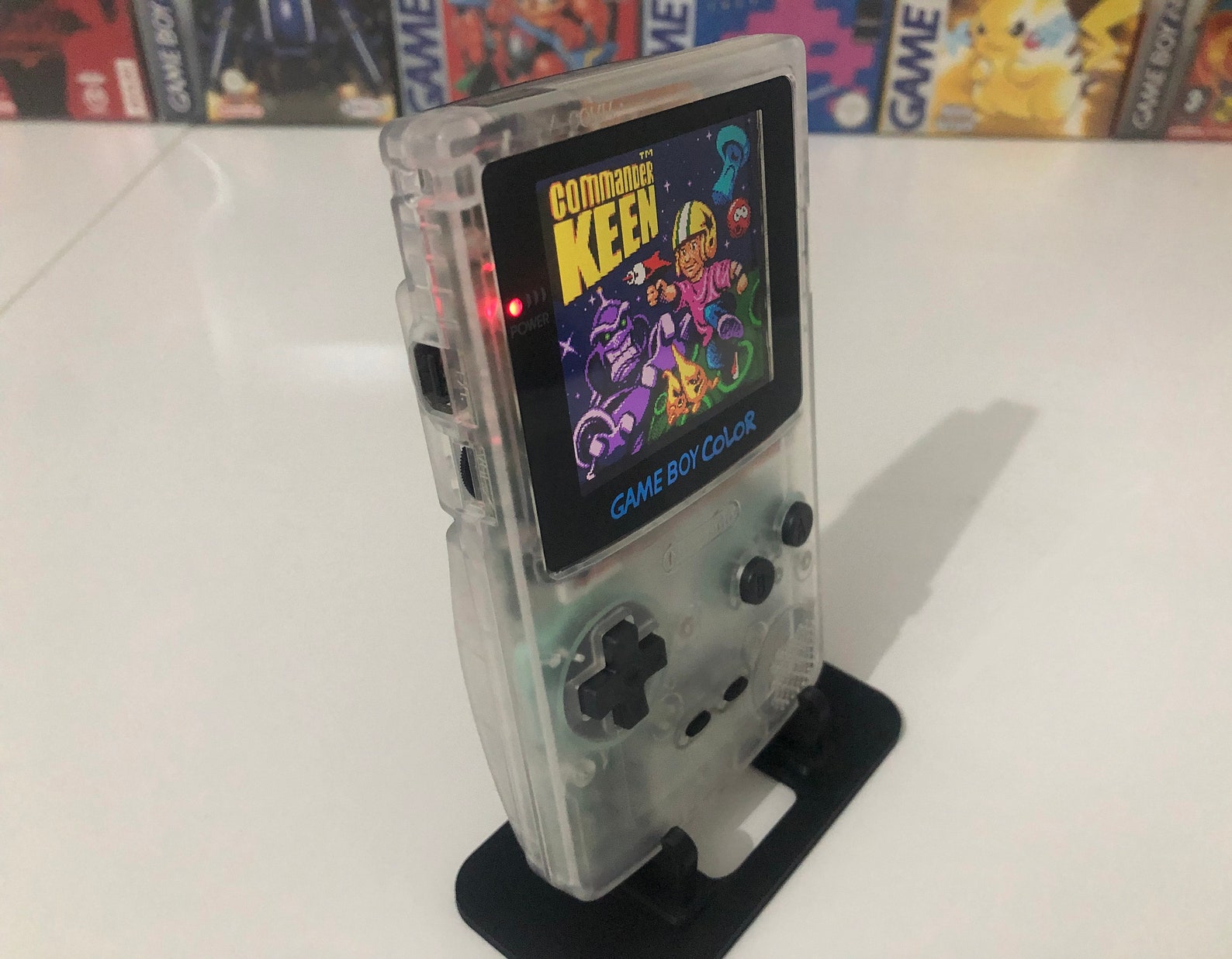 Nintendo Gameboy Colour With Backlit IPS Screen Mod Custom Clear ...