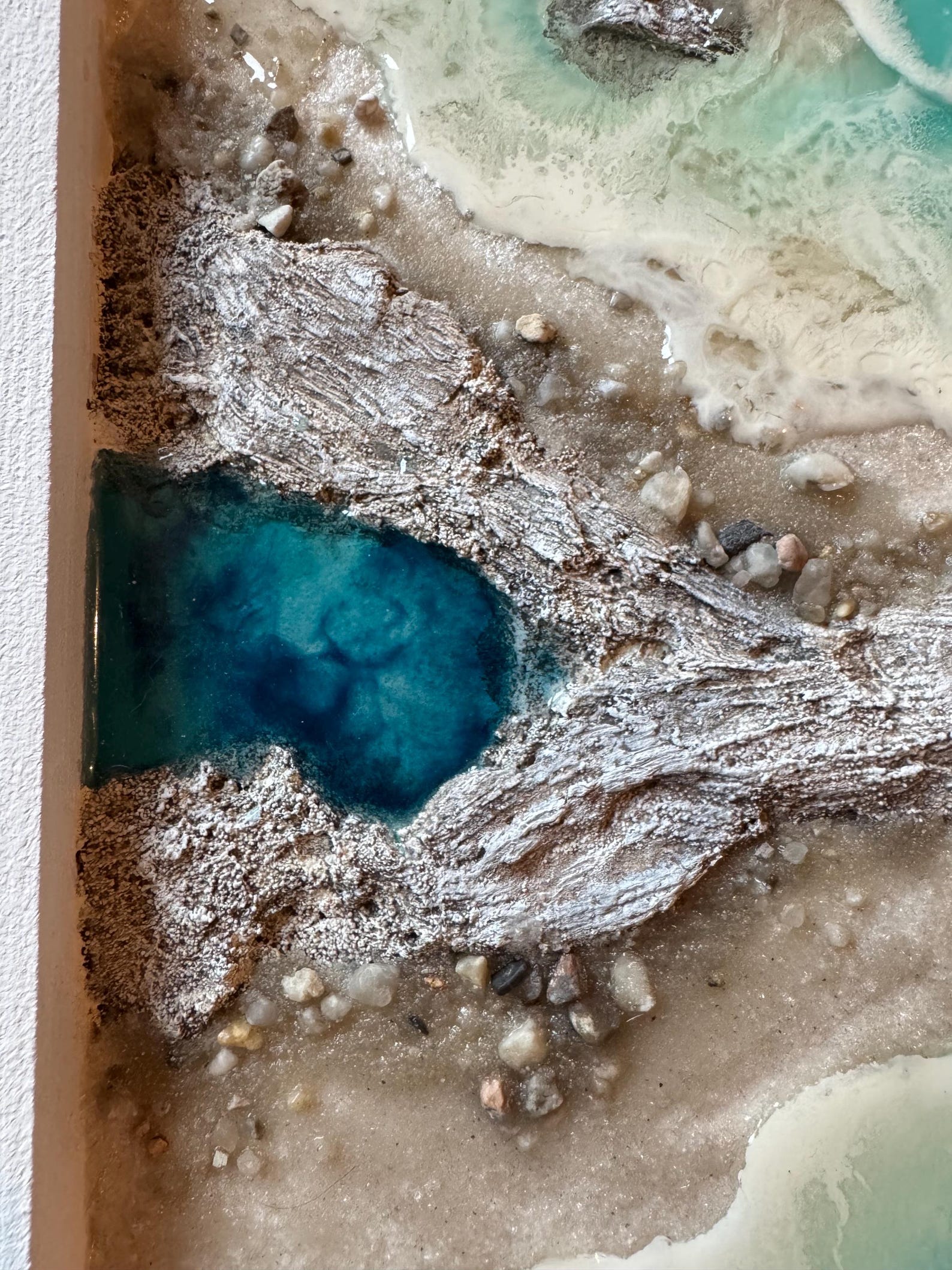 Seascape,ocean Resin Wall Art,coastal Home Decor, Beach Wall Resin Art ...