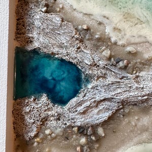 Seascape,ocean Resin Wall Art,coastal Home Decor, Beach Wall Resin Art ...