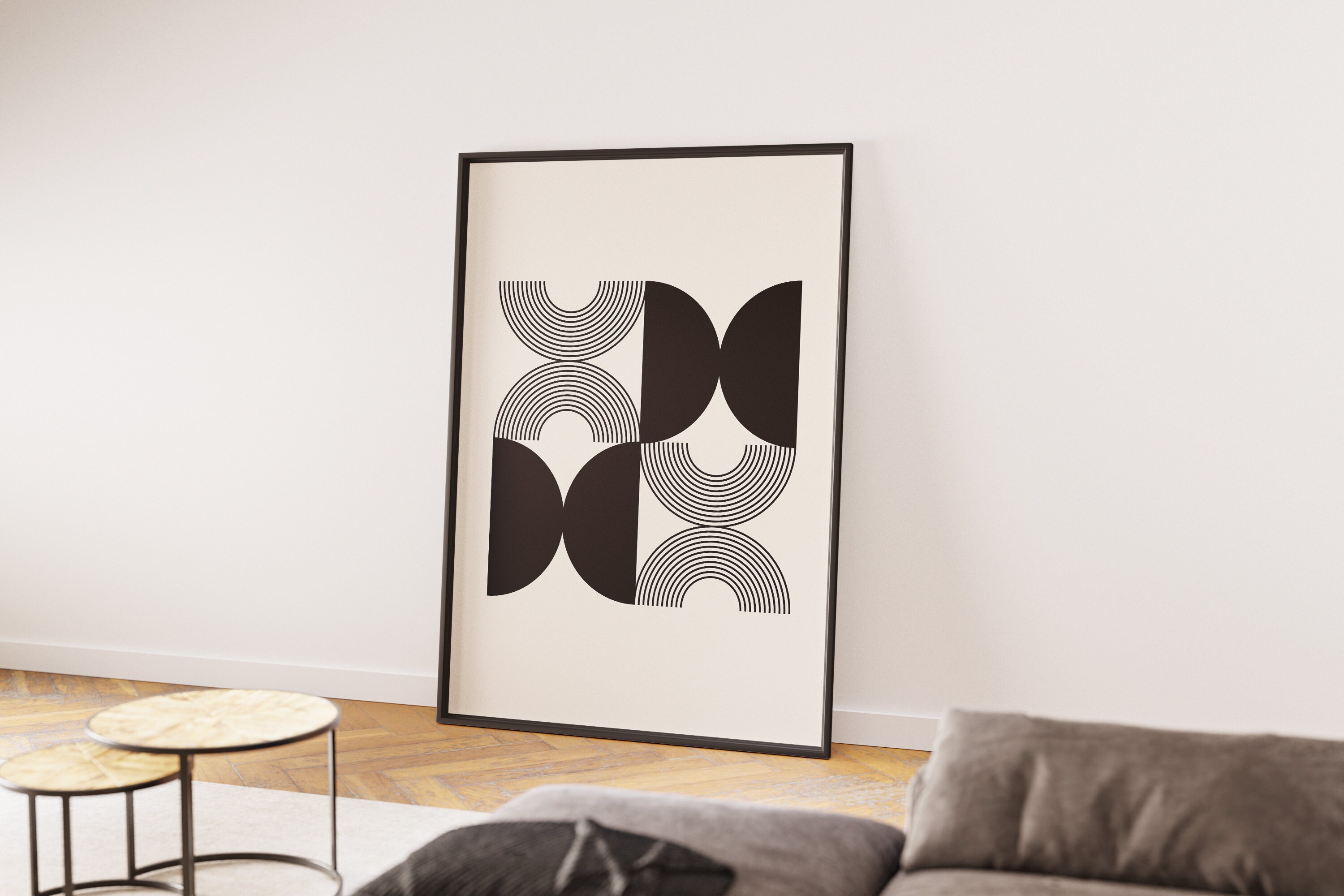 Printable Modern Abstract Print Set of 5, Neutral Abstract Art ...