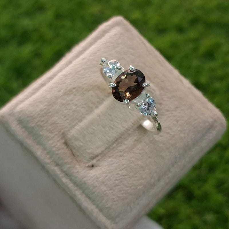 Smoky Quartz Ring' - Etsy