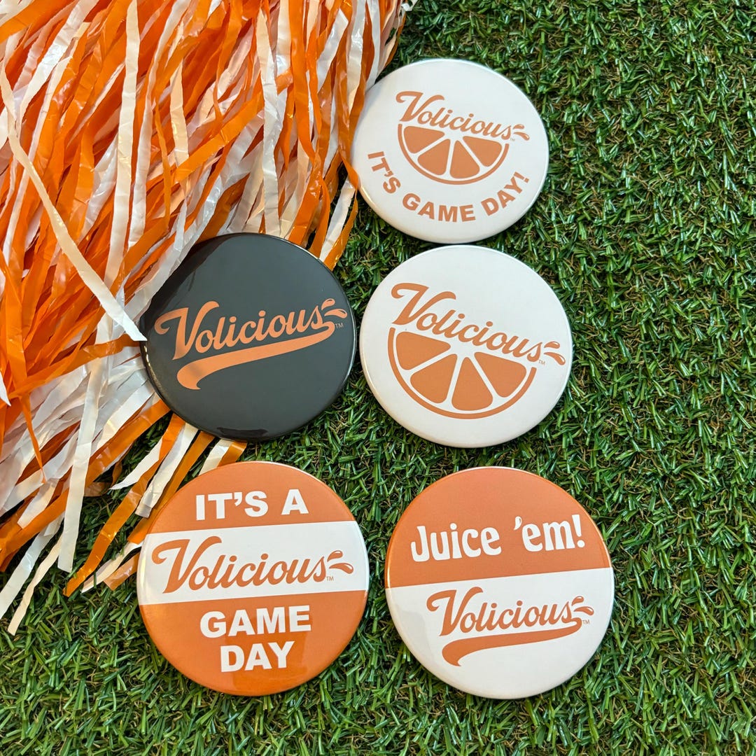 Tennessee Game Day Buttons | SEC Buttons | Volicious | 3" Sorority Pins ...