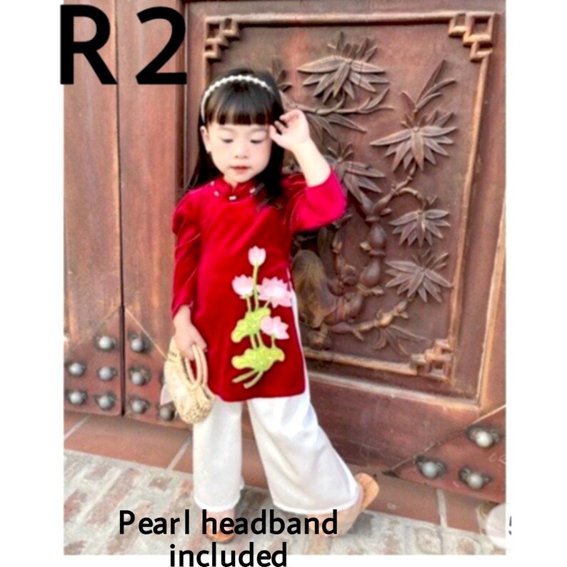 Kid Ao Dai Ao Dai for Girls áo Dài Tết Ao Dai Be Gai - Etsy