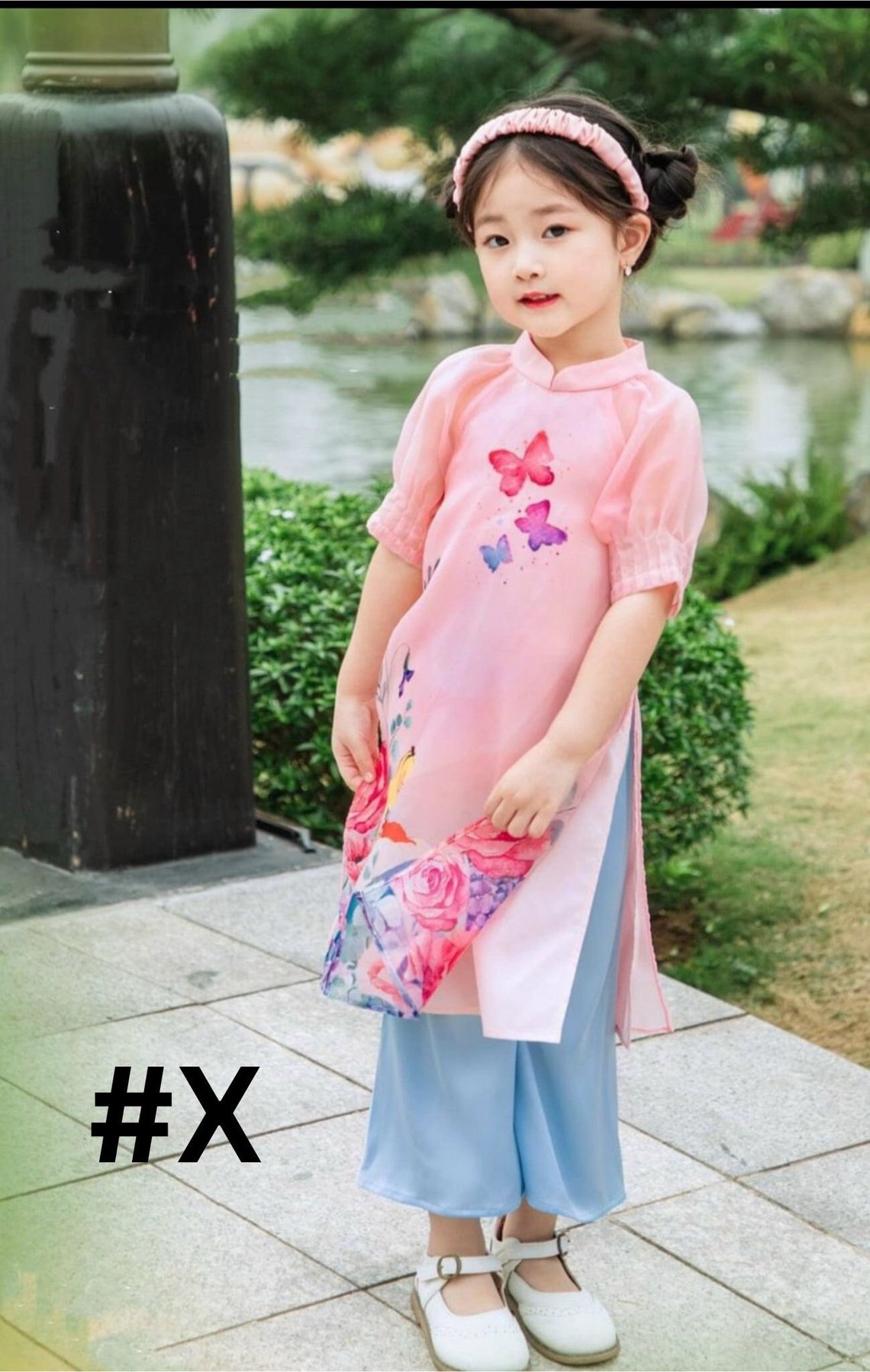 Kid Ao Dai, Ao Dai for Girls, áo Dài Tết, Ao Dai Be Gai, Vietnamese Ao ...