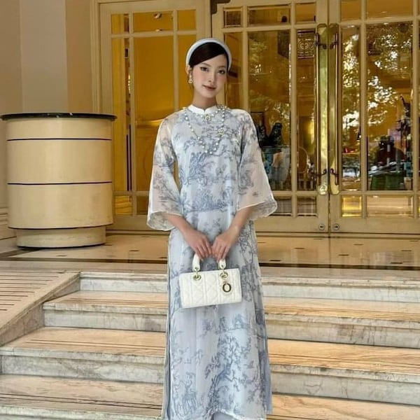Pre-mader Modernized Ao Daiao Dai Cach Tanao Dai Tetao Dai for Women ...