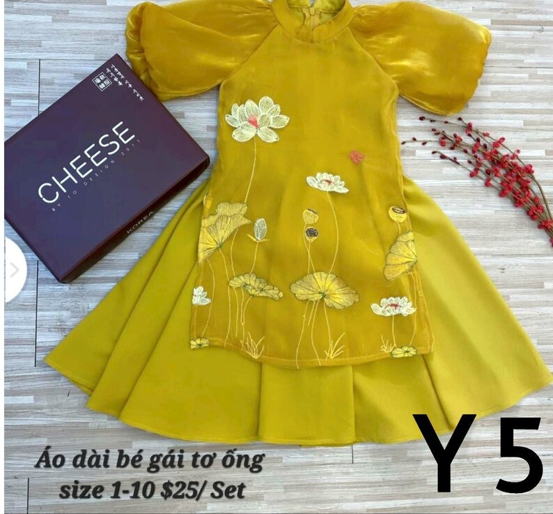 Kid Ao Dai Ao Dai for Girls áo Dài Tết Ao Dai Be Gai - Etsy