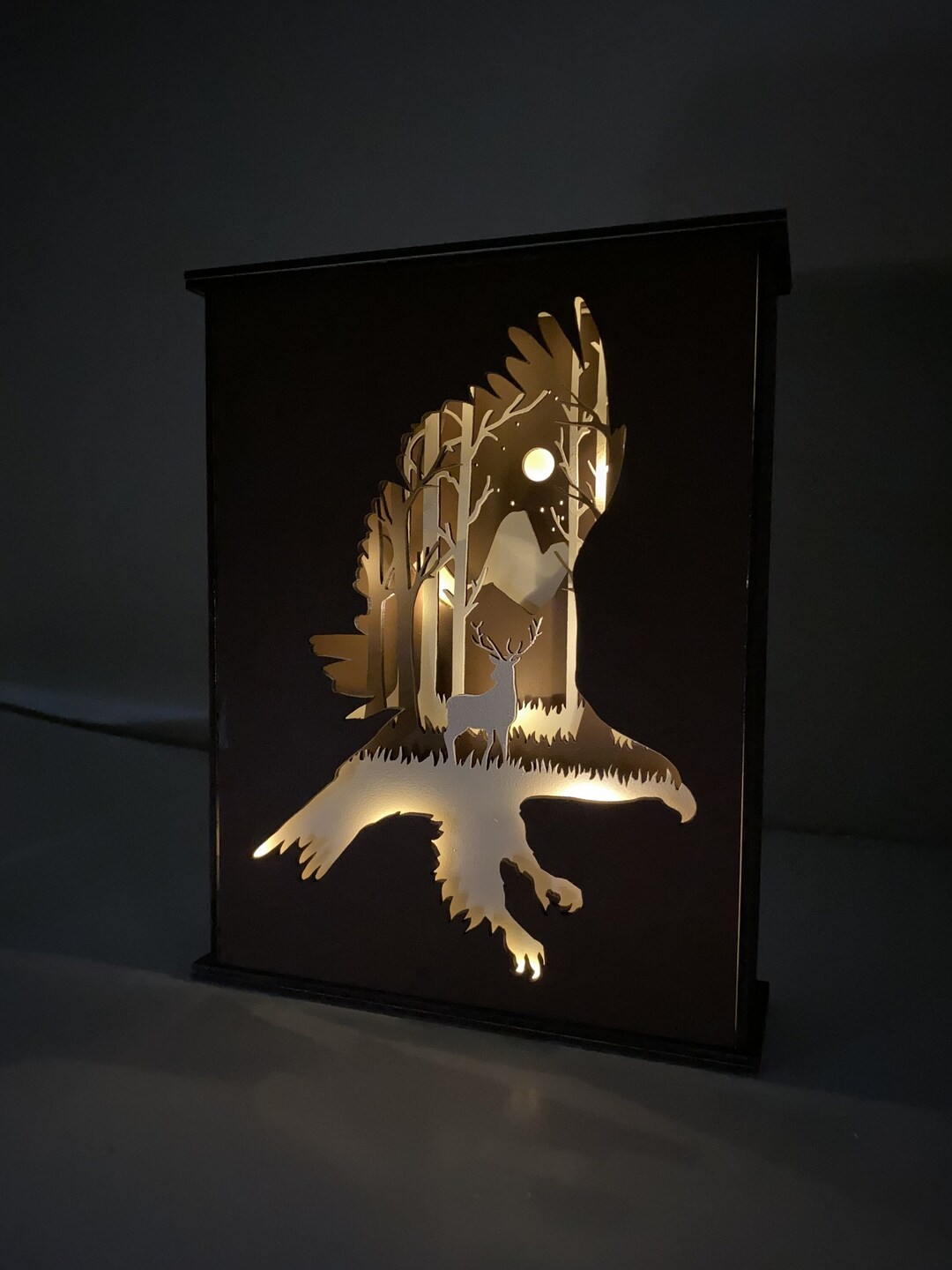 Animal Themed Lightbox, Decorative Lamp, Lightbox, Gift, Birthday Gift ...