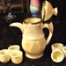 Onyx Marble Tea Pot Server Set - Etsy