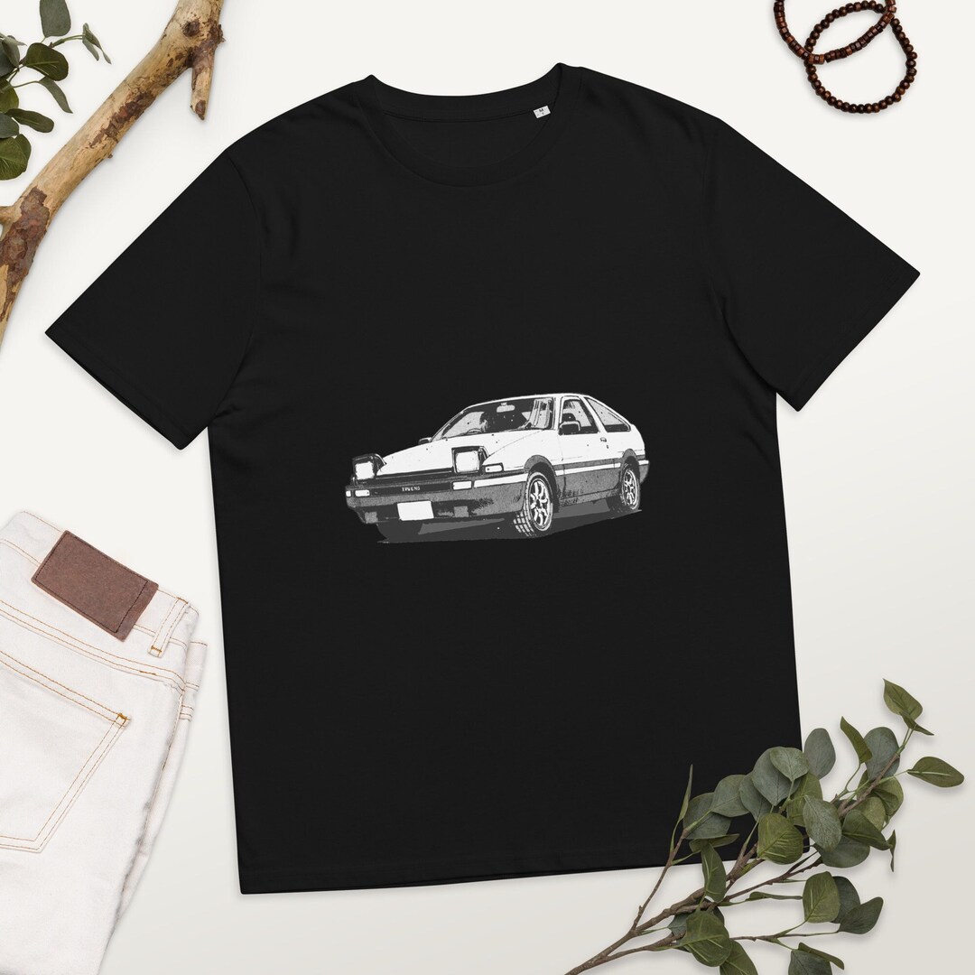 Initial D AE86 Art Drifting JDM Japanese Car T-shirt Mens Guys Boys ...