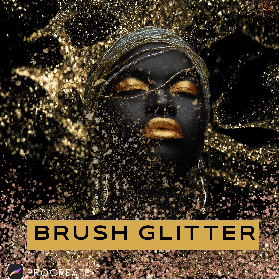 Glitter Brushes for Procreate - Etsy