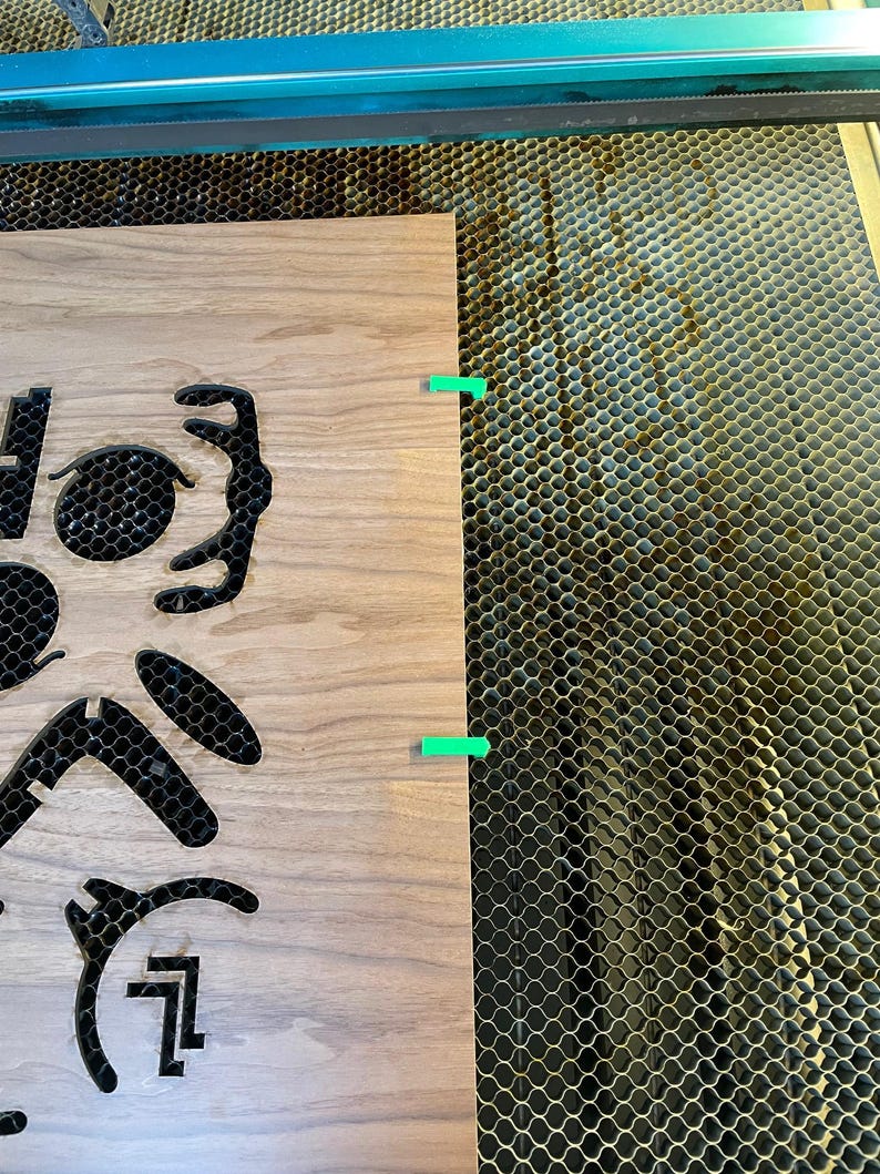 Honeycomb Laser Bed Hold-down Pins: Low Profile 3D Printed Engraving ...
