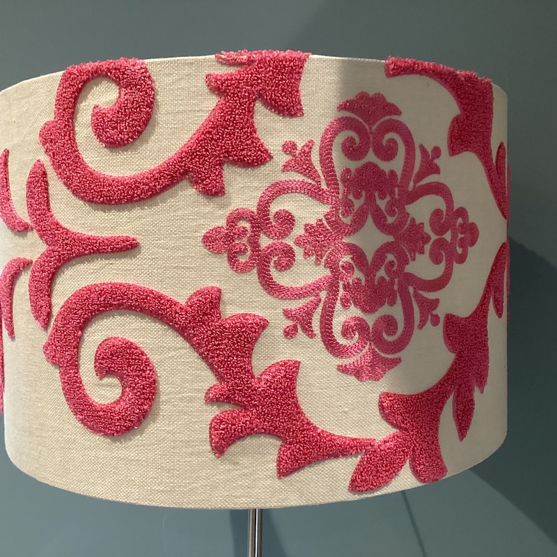 Embroidered Lamp Shade - Etsy
