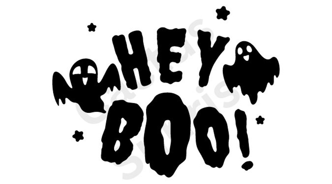 Hey Boo Thermal Printer Sticker - Etsy