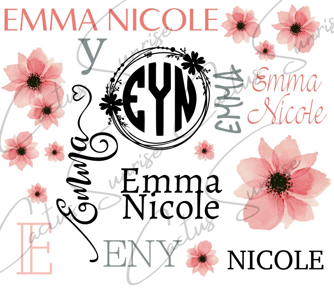 Flower Girl Blanket Name Sublimation Template - Etsy