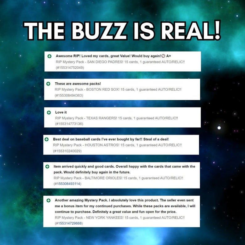 RIP Team Mystery Packs - You Choose the MLB Team! - Etsy