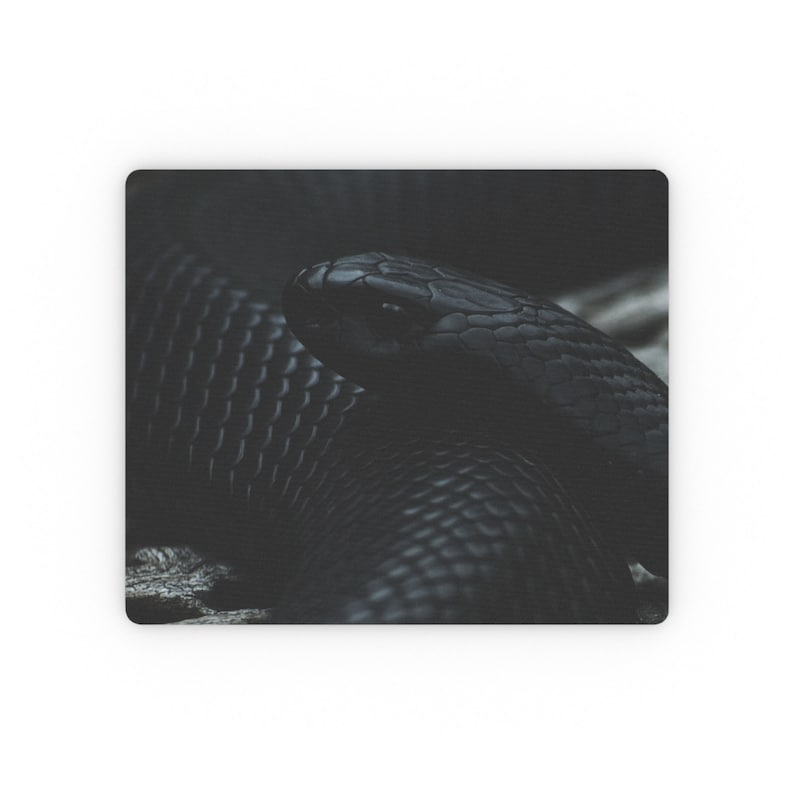 Snake Mouse Pad, Black Mamba Mouse Pad, Animal Mouse Pad, PC Keyboard ...