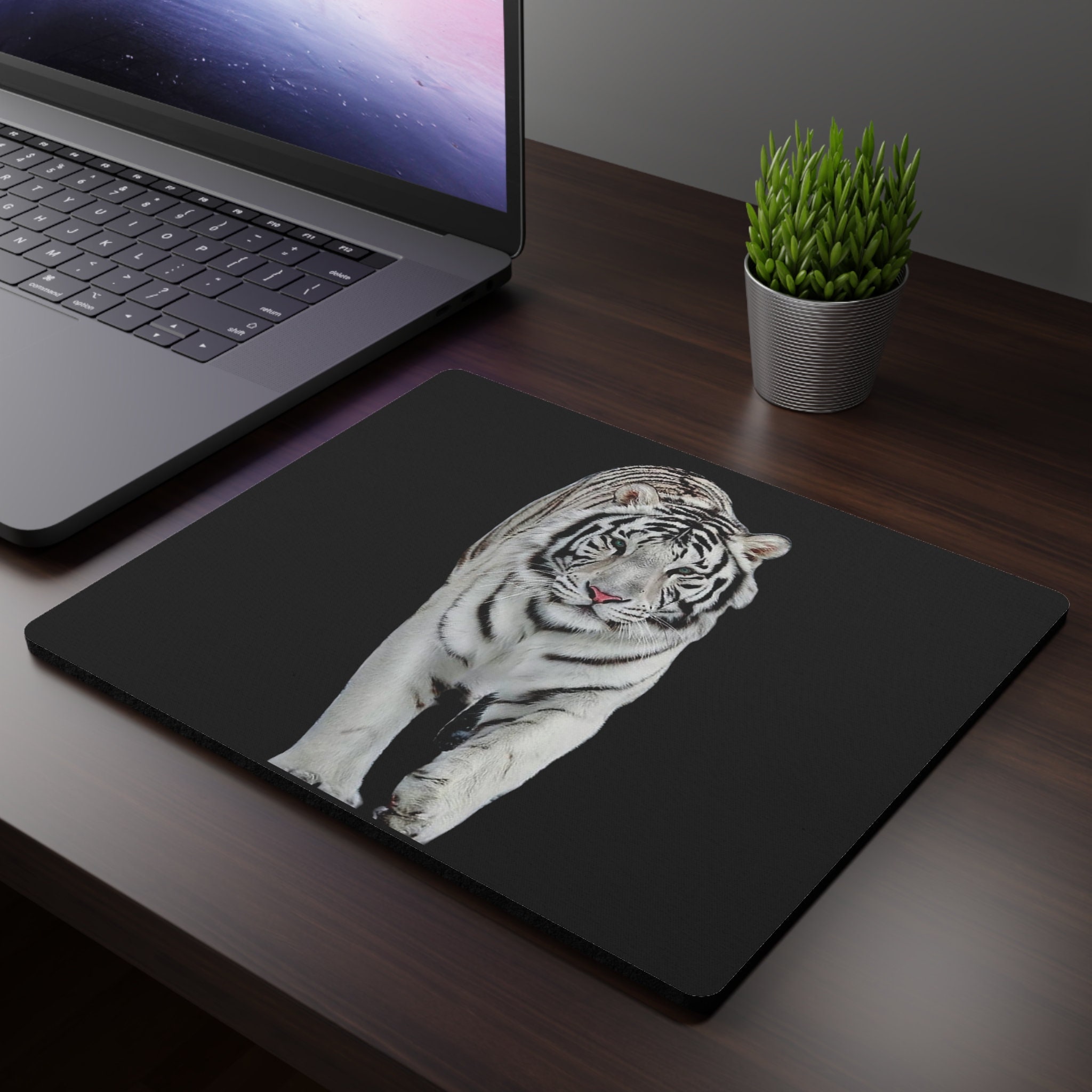 White Tiger Mouse Pad, , White Tiger Lovers, Blue Eyes, Tiger Power ...