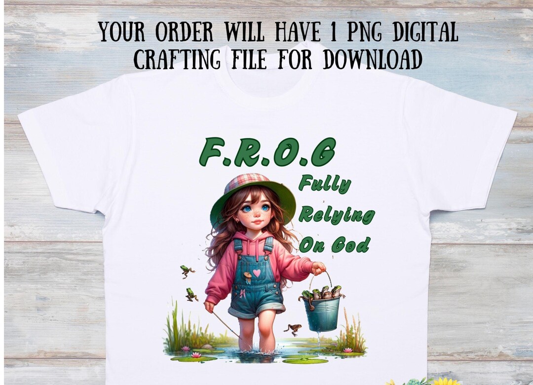 F.R.O.G. PNG, Christian Girl Clipart, Fully Relying on God, Frog ...