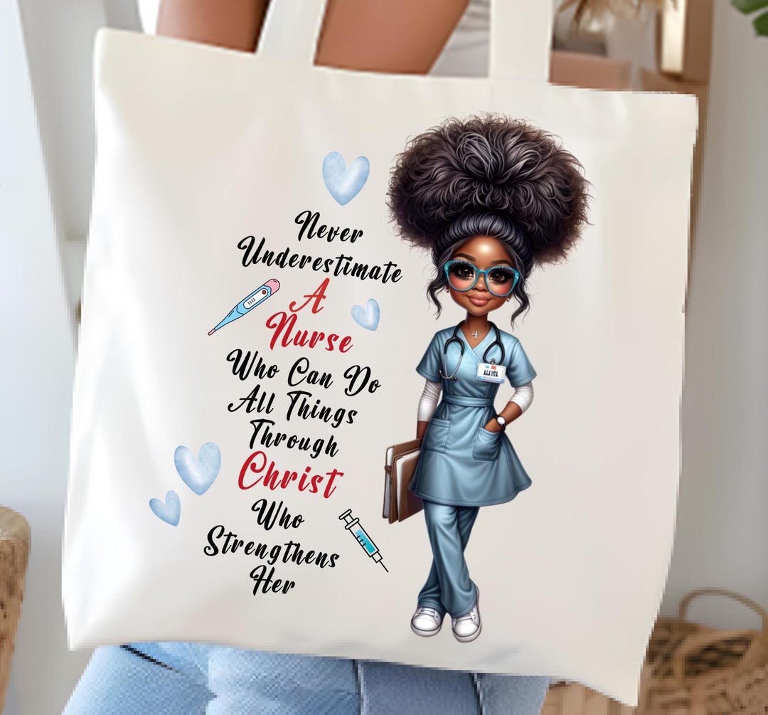 Christian Nurse PNG: Black Woman Faith Design (digital Download) - Etsy