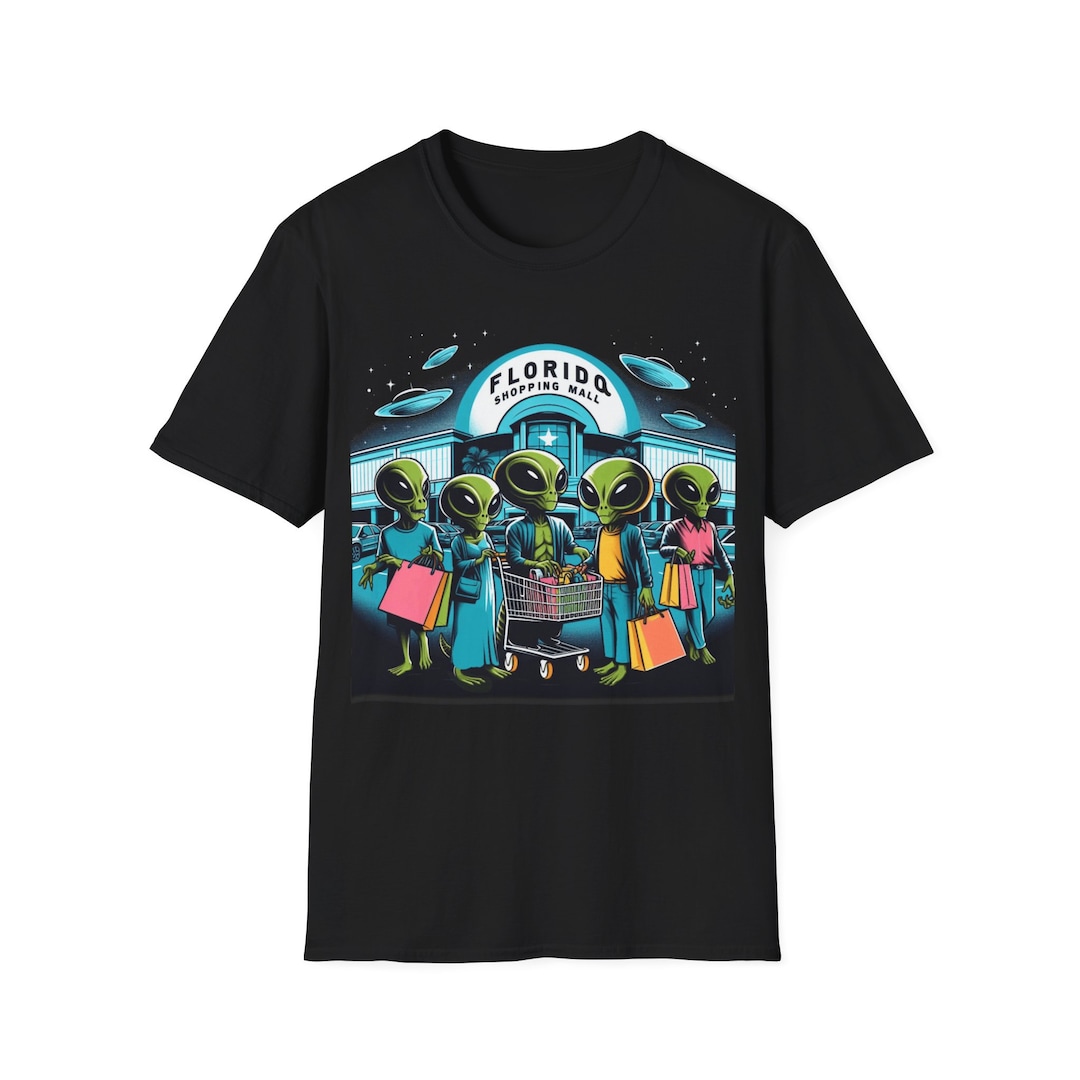 Aliens Shopping at the Mall Shirt - Etsy