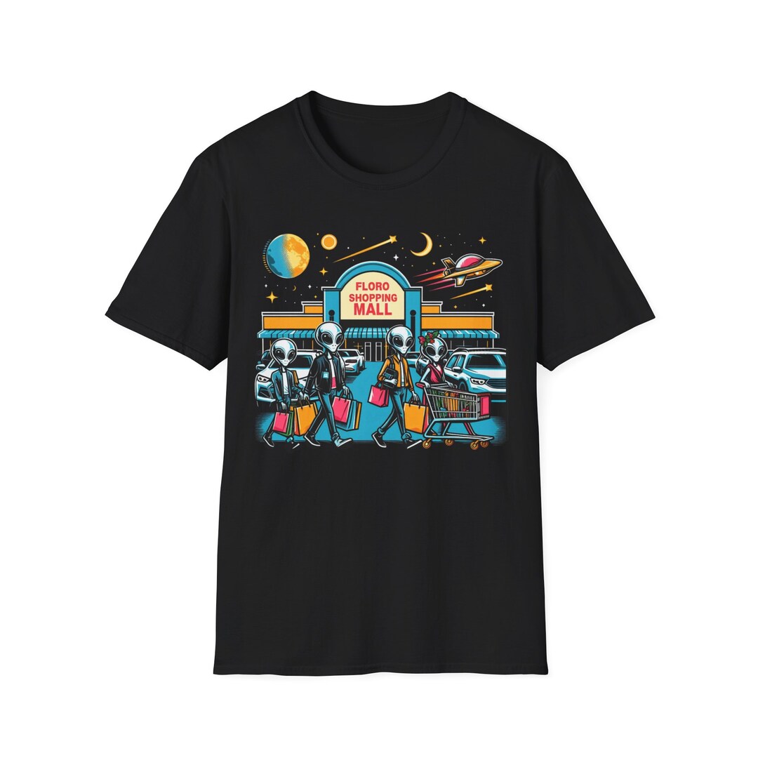 Aliens Shopping at the Mall Shirt - Etsy