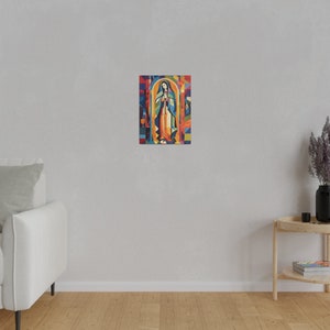 Virgen Maria Art Matte Canvas, Stretched, 0.75" - Etsy