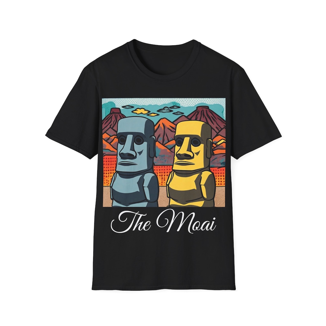 The Moai Art Shirt - Etsy
