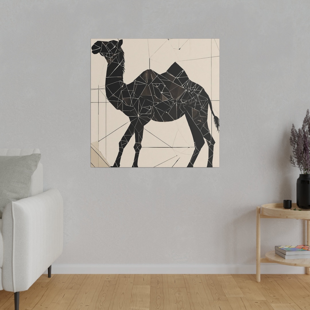 Beautiful Abstract Camel Art Matte Canvas, Stretched, 0.75" - Etsy
