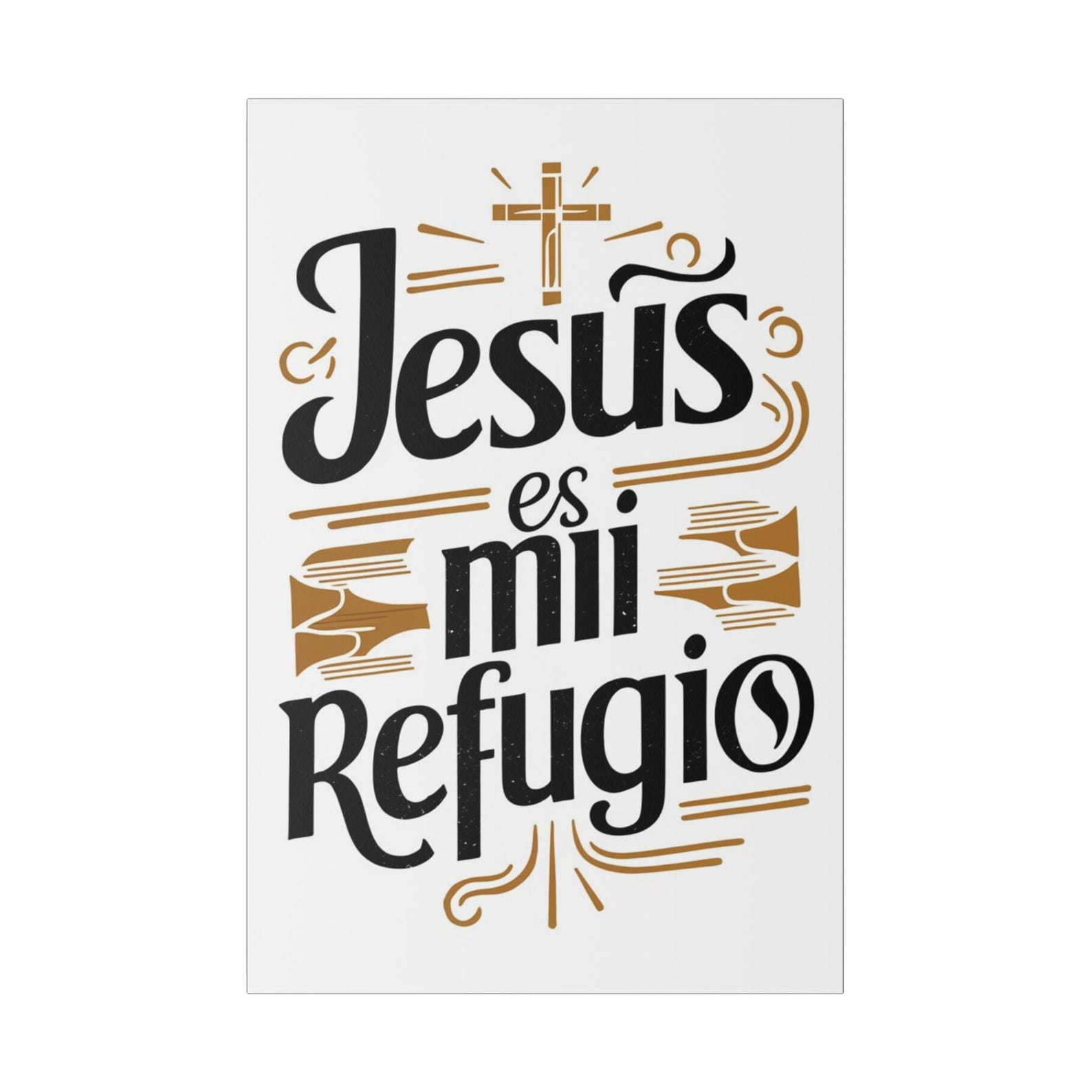 Jesus Es Mi Refugio (spanish) Matte Canvas, Stretched, 0.75" - Etsy