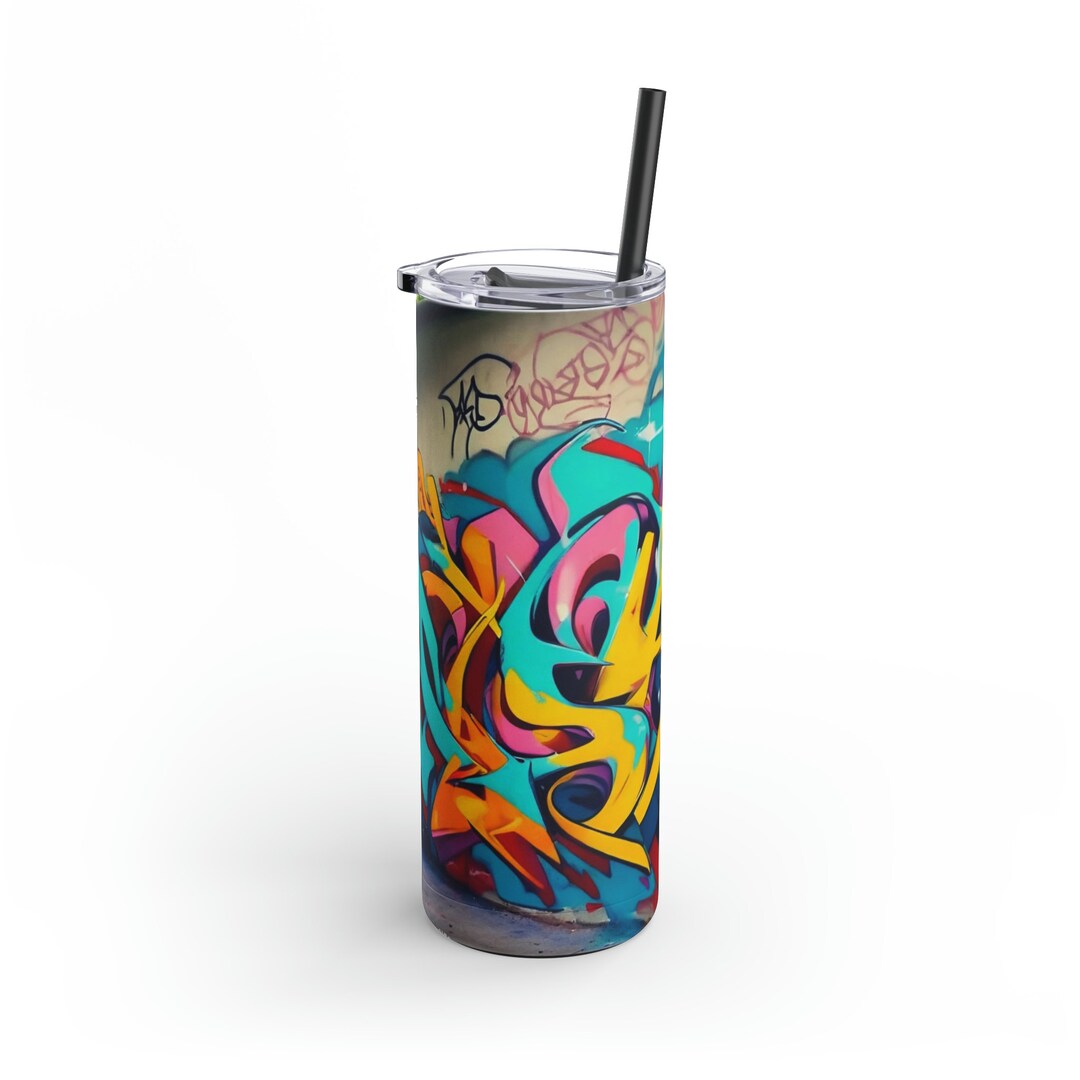 Graffiti Vibes Maars Maker Skinny Matte Tumbler, 20oz - Etsy