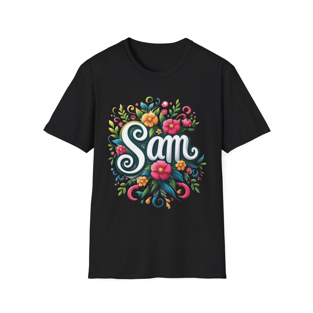 Sam Floral Design Shirt - Etsy
