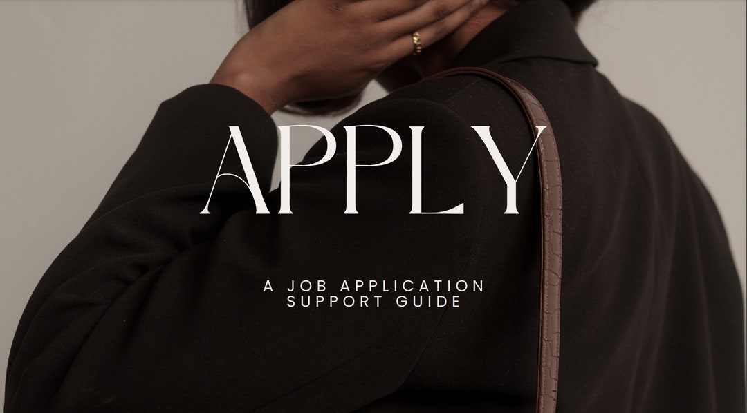 Apply: A Job Application Support Guide - Etsy