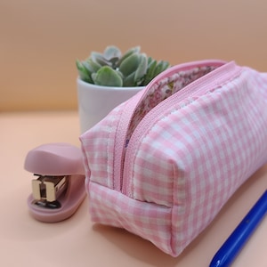 Quilted Pencil Case, Slim Pencil Case, Floral Pencil Case, Pencil ...