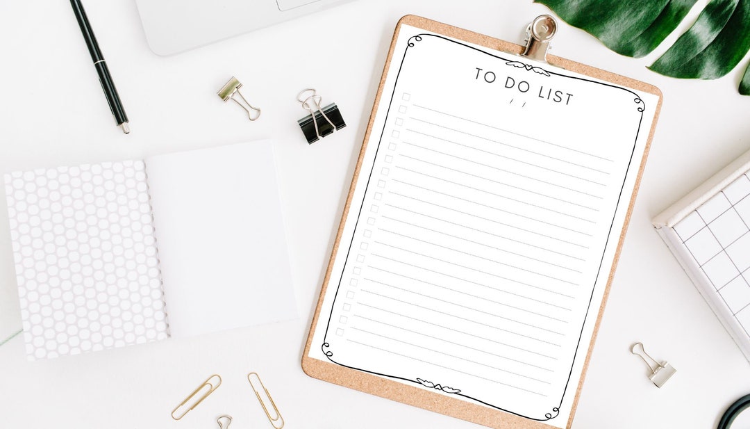 Daily Task Journal, Instant Download, Daily Printable to Do Sheet ...