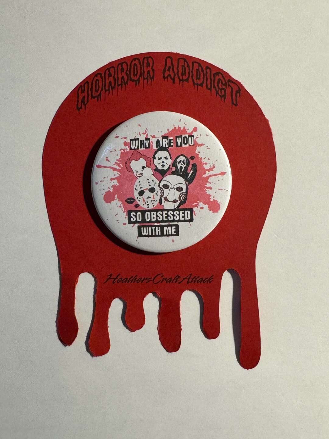 Horror Addict- Mean Horror Girls Buttons 2.25 Inch - Etsy