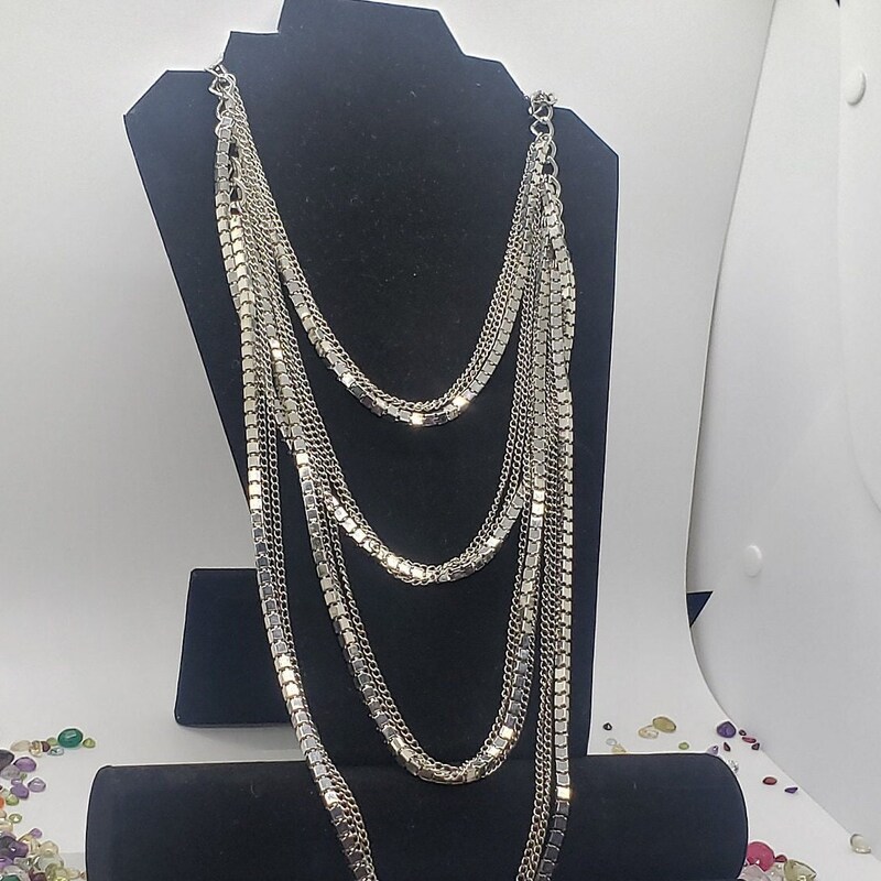 Multi Chain Necklace - Etsy