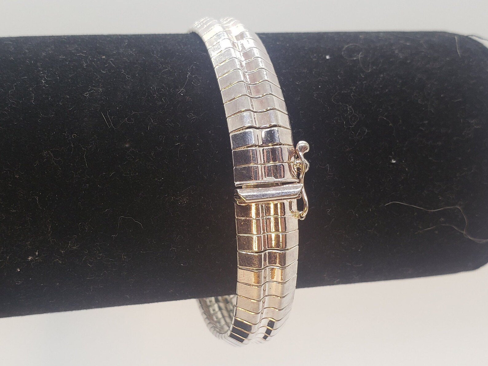 Vintage Milor 925 Italian Silver Cubetto Bracelet Signed Designer Milor ...