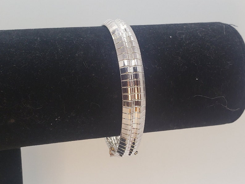 Vintage Milor 925 Italian Silver Cubetto Bracelet Signed Designer Milor ...