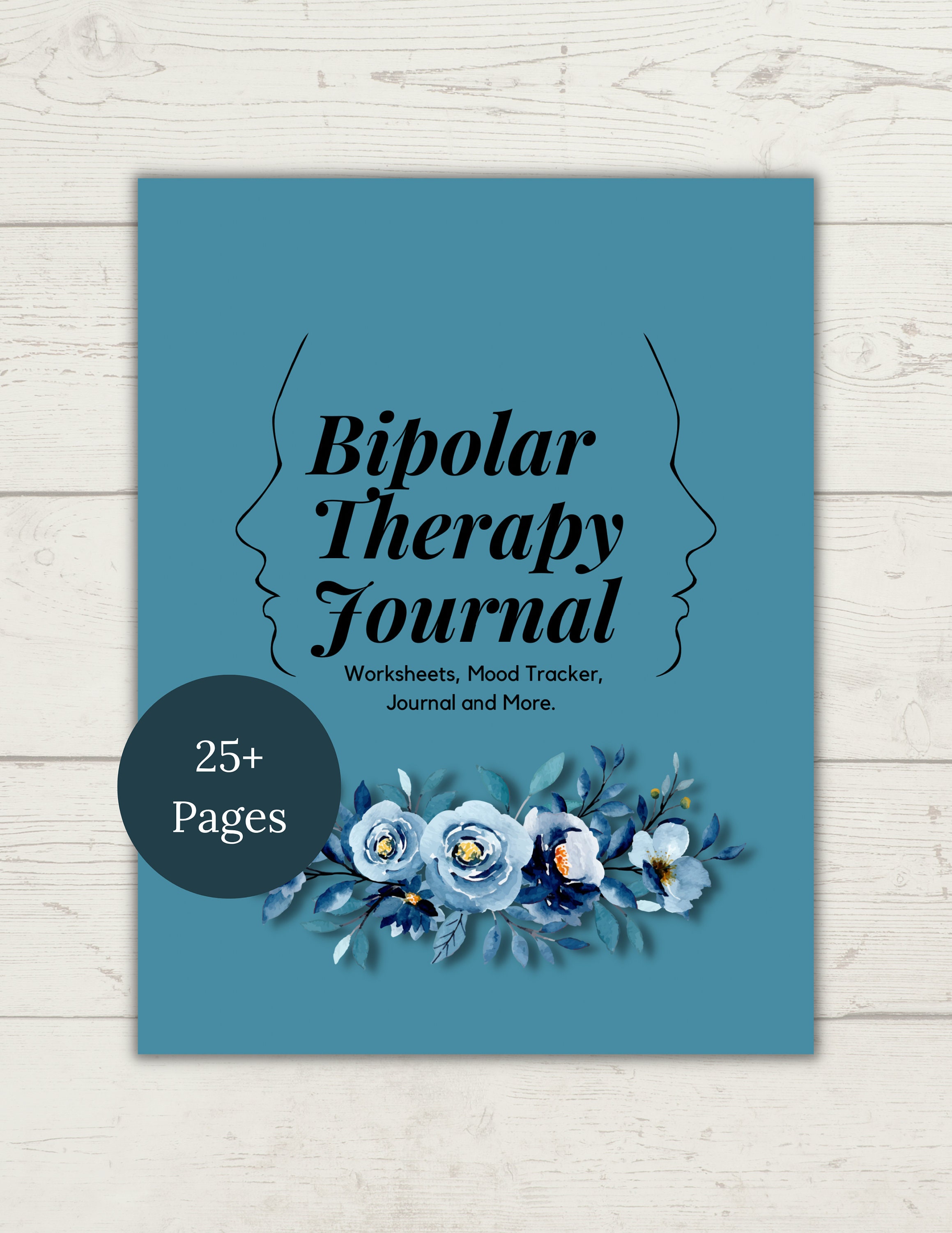 Bipolar Disorder Journal Bipolar Symptom Log Bipolar Mood Tracker ...