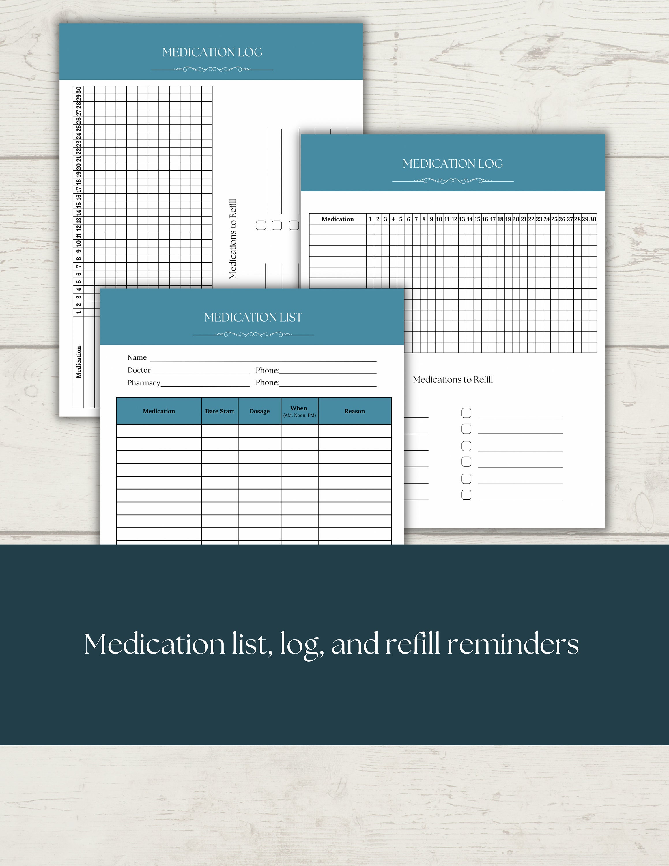 Bipolar Disorder Journal Bipolar Symptom Log Bipolar Mood Tracker ...