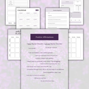 Floral Bipolar Journal | Bipolar Therapy Journal | Mental Health ...