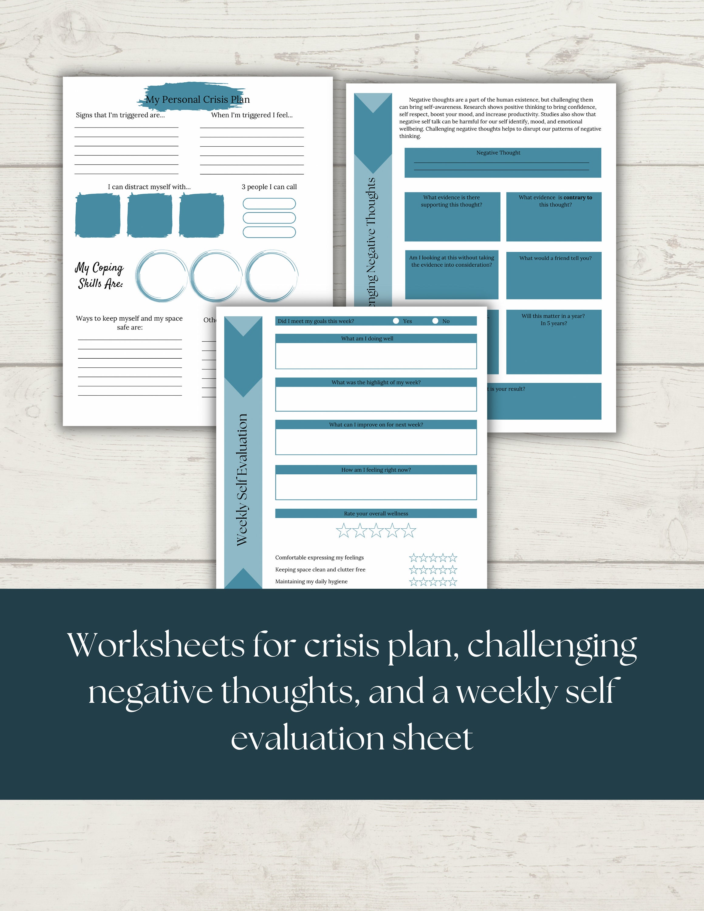 Bipolar Disorder Journal Bipolar Symptom Log Bipolar Mood Tracker ...