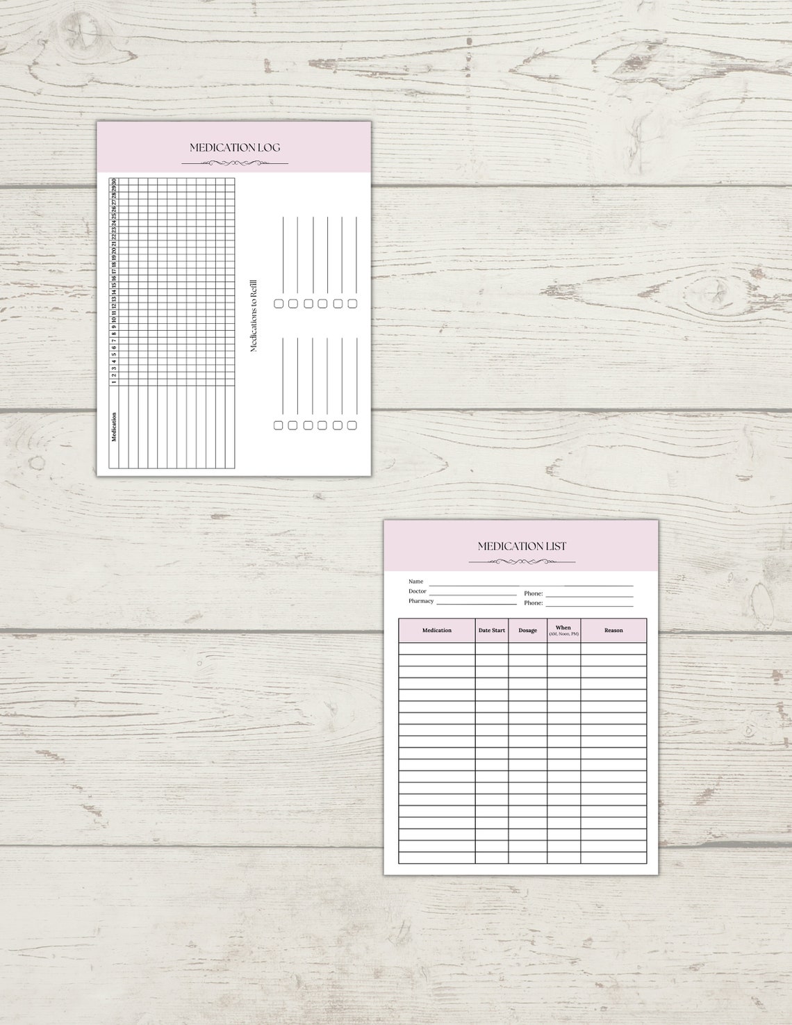 Floral Bipolar Therapy Tracker Purple Flower Journal Bipolar Disorder ...