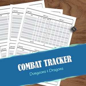 Rastreador De Combate Para D&D 5e | Masmorras E Dragões | DM Combat ...