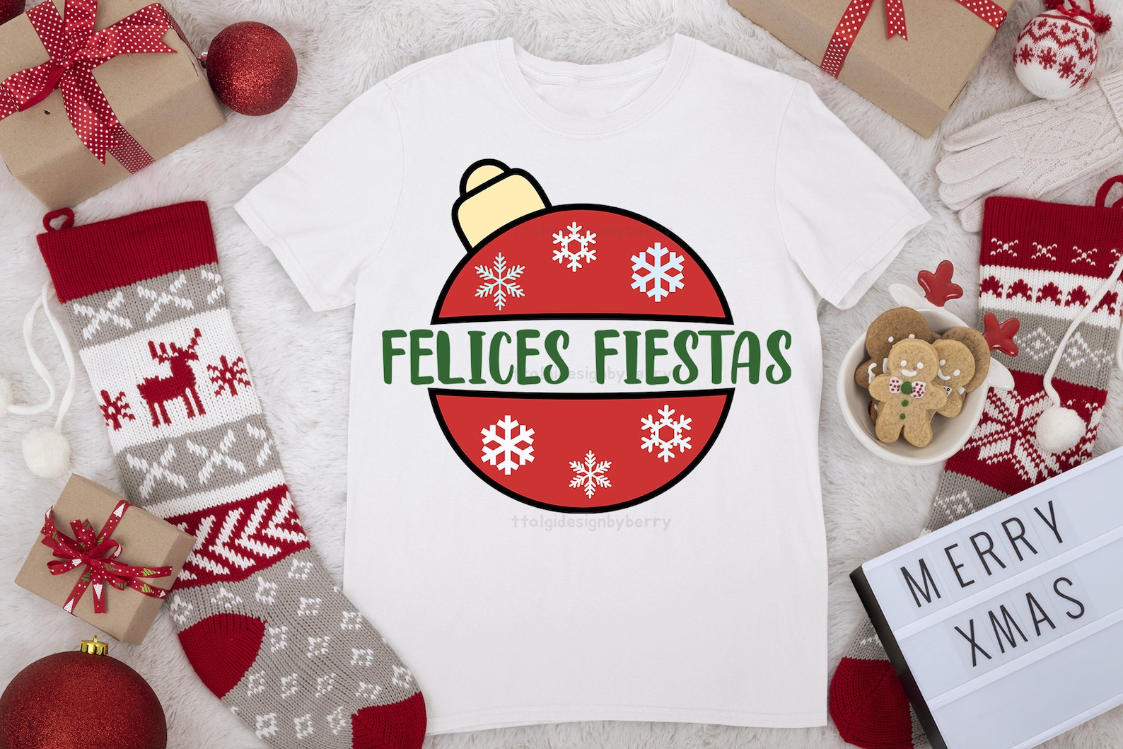 Felices Fiestas Ornament | Decoración Navideña | Feliz Navidad ...