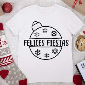 Felices Fiestas Ornament | Decoración Navideña | Feliz Navidad ...