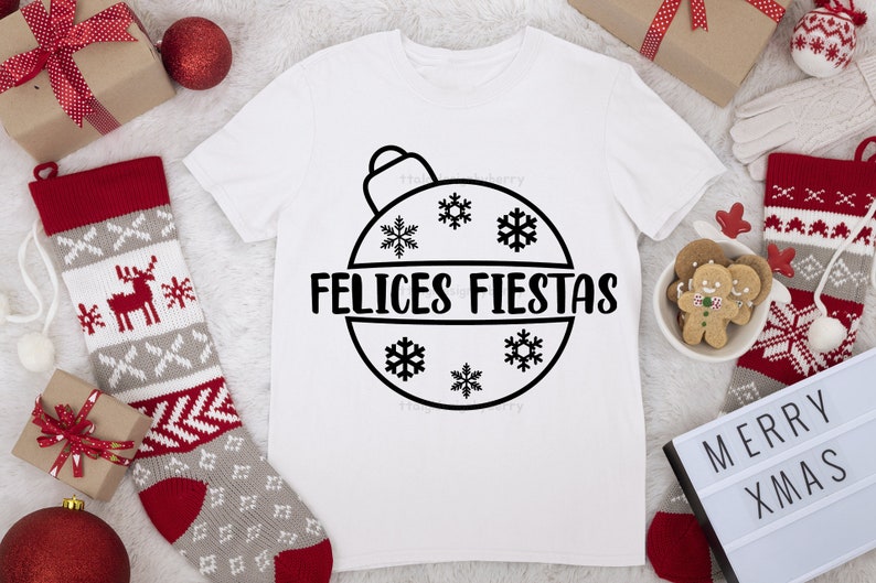 Felices Fiestas Ornament | Decoración Navideña | Feliz Navidad ...