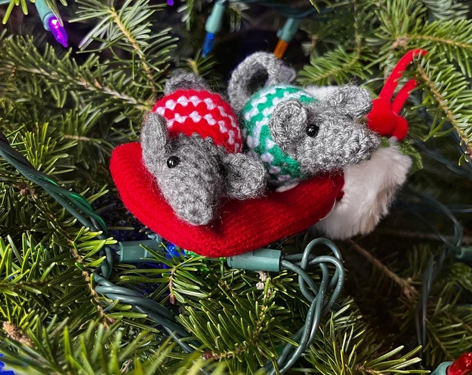 Custom Made Christmas Mice - Etsy