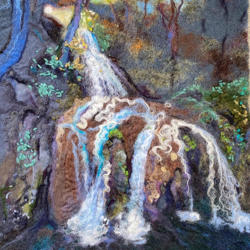 Felt Landscape - Etsy